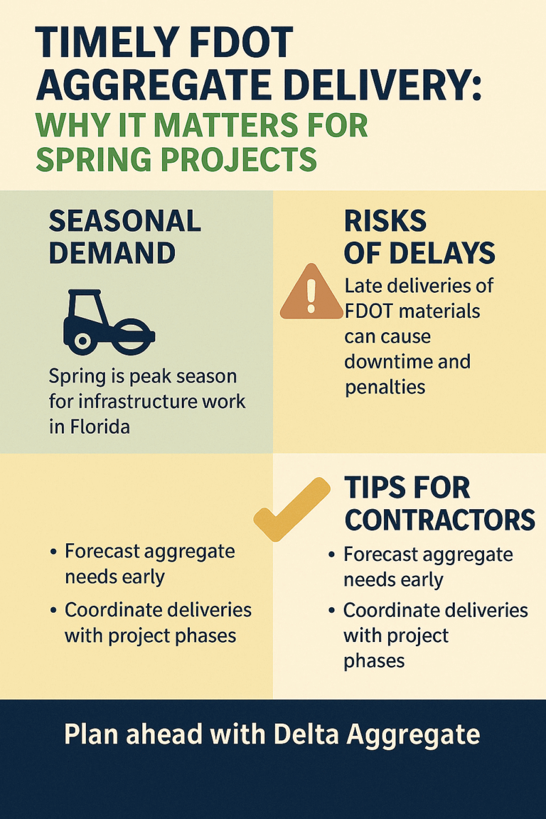 Spring Construction Season | FDOT aggregate