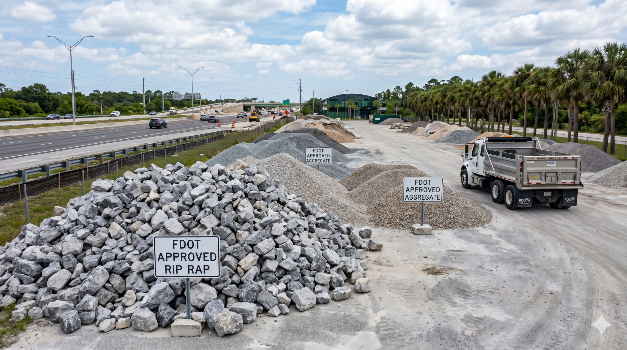 FDOT Approved Aggregate & Rip Rap: Delta Aggregate’s Certified Supply